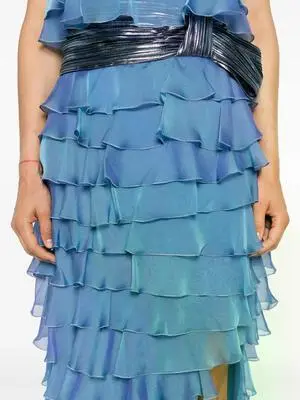 GEMY MAALOUF Off-shoulder Ruffled Gown