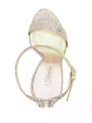 Casadei Blade 120mm Metallic Sandals