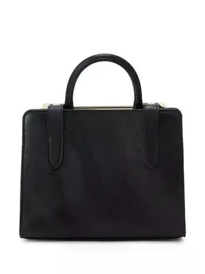 Strathberry The Nano Leather Tote Bag - Black