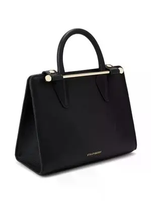 Strathberry The Nano Leather Tote Bag - Black