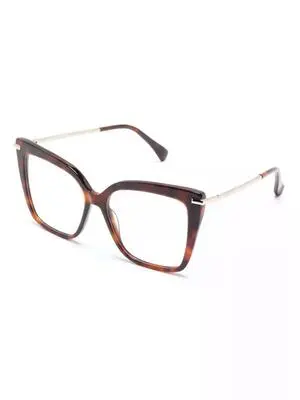 Max Mara Tortoiseshell Cat-eye Glasses