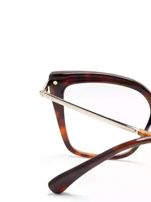 Max Mara Tortoiseshell Cat-eye Glasses
