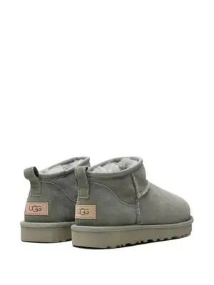 UGG Classic Ultra Mini Shearling Boots - Grey