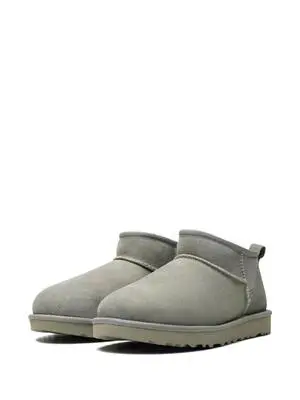 UGG Classic Ultra Mini Shearling Boots - Grey