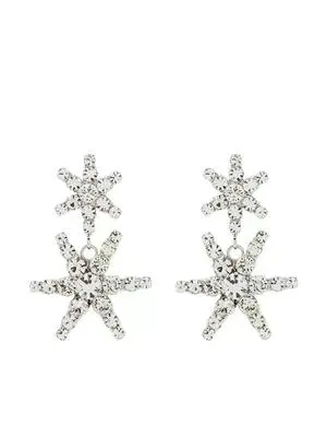 JENNIFER BEHR Pluto Star Drop Earrings - Silver