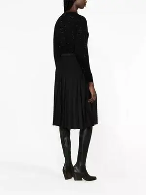 Ralph Lauren Belted Pleated Skirt