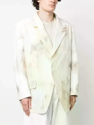 Yohji Yamamoto Abstract-print Jacket