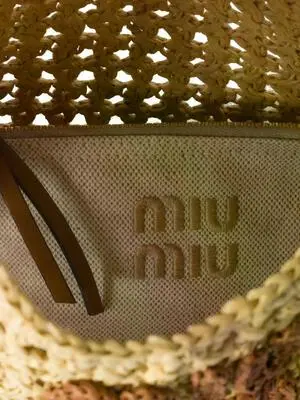 Miu Miu Interwoven Tote Bag