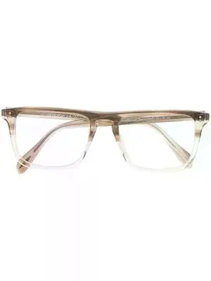 Oliver Spencer Bernardo Square-frame Glasses - Neutrals
