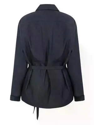 10 CORSO COMO Embroidered Chambray Pyjama Shirt