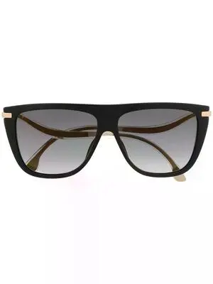 JIMMY CHOO Suvis Oversized Sunglasses - Black