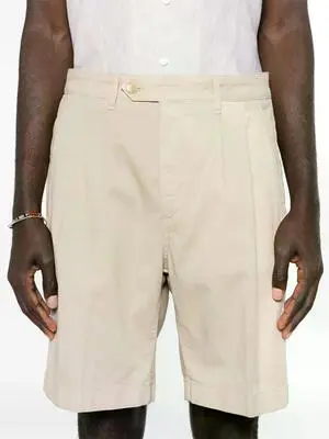 Canali Mid-rise Chino Shorts