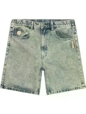 Aape By *a Bathing Ape Light Wash Shorts For Men