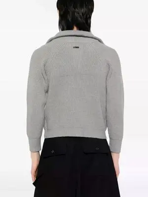 GROUND ZERO Zip-up Cardigan - Grey