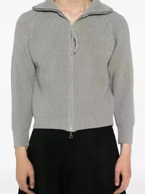 GROUND ZERO Zip-up Cardigan - Grey