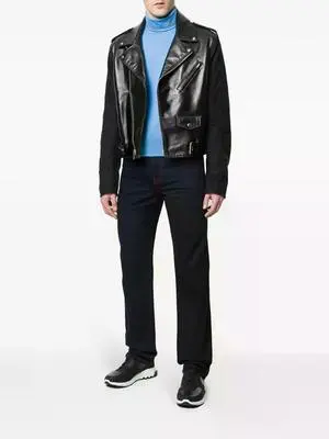 Calvin Klein Leather Biker Jacket