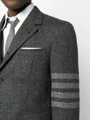 Thom Browne Stripe-detail Single-breasted Blazer