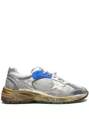 GOLDEN GOOSE Running Dad Net Sneakers - Silver