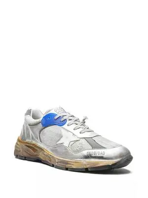 GOLDEN GOOSE Running Dad Net Sneakers - Silver