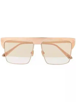 TOM FORD Square Frame Sunglasses - Gold