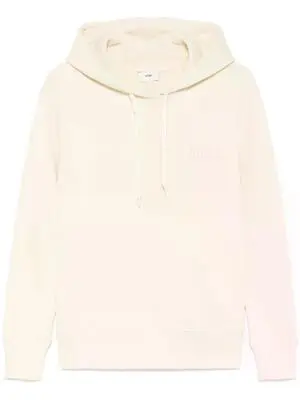 AUTRY Logo-patch Hoodie - Neutrals