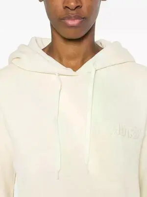 AUTRY Logo-patch Hoodie - Neutrals