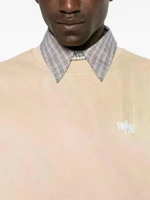 WALK IN PARIS Fleece Crew-neck Sweatshirt