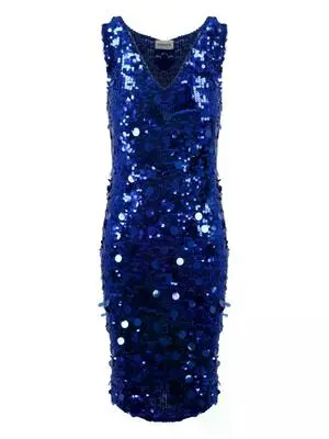 P.a.r.o.s.h Sequin-embellished Dress - Blue