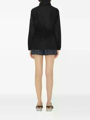 Burberry Logo Patch Nylon Parka - Black