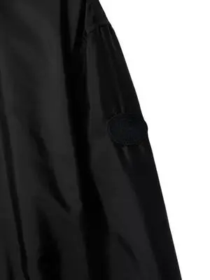 Burberry Logo Patch Nylon Parka - Black