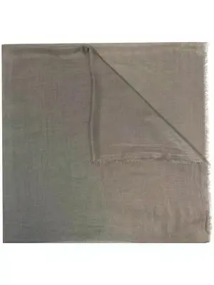Fabiana Filippi Frayed-edge Scarf - Neutrals