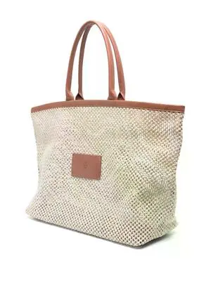 Eleventy Interwoven Tote Bag
