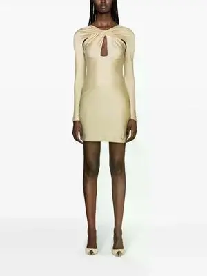 Coperni Cut-out Twisted Mini Dress