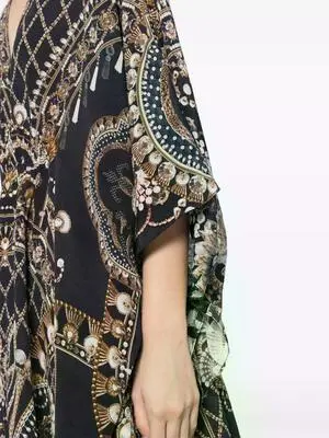 Camilla Short Printed Kaftan