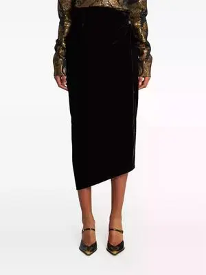 Etro Velvet Midi Skirt