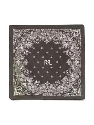 Ralph Lauren Paisley-print Scarf - Black