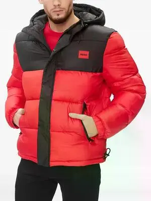 Hugo Padded Jacket With Hood And Drawstring Hem