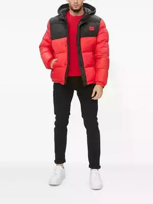 Hugo Padded Jacket With Hood And Drawstring Hem