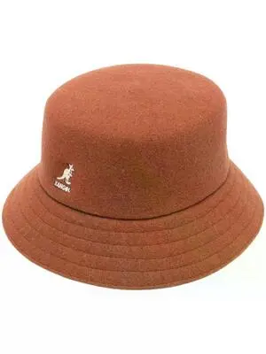 KANGOL Lahinch Logo-embroidered Bucket Hat - Brown