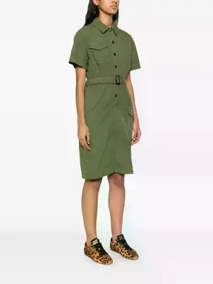 Woolrich Belted Shirt Dress