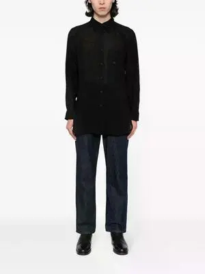 Yohji Yamamoto Panelled Linen Shirt
