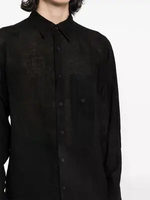 Yohji Yamamoto Panelled Linen Shirt