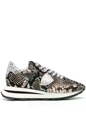 Philippe Model Tropez Haute Sneakers Brown