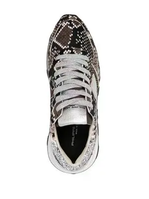 Philippe Model Tropez Haute Sneakers - Brown