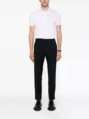 PT TORINO Pleated Slim-cut Trousers