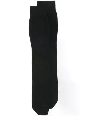 Falke Text-print Crew Socks - Black