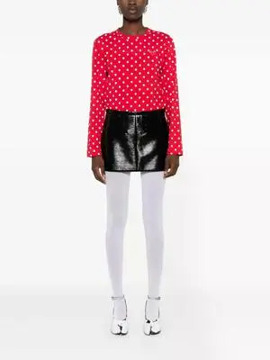 Play Comme Des Garcon Polka-dot Cotton T-shirt