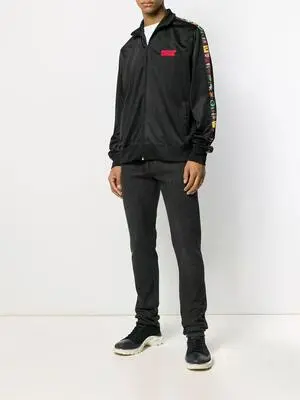 SSS WORLD CORP Contrast Side Panel Jacket