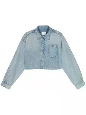 Givenchy 4g Lyocell Denim Shirt