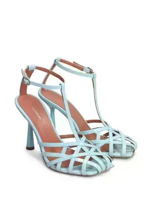 CASTAGNA Lidia 100mm Sculpted Heel Sandals - Blue